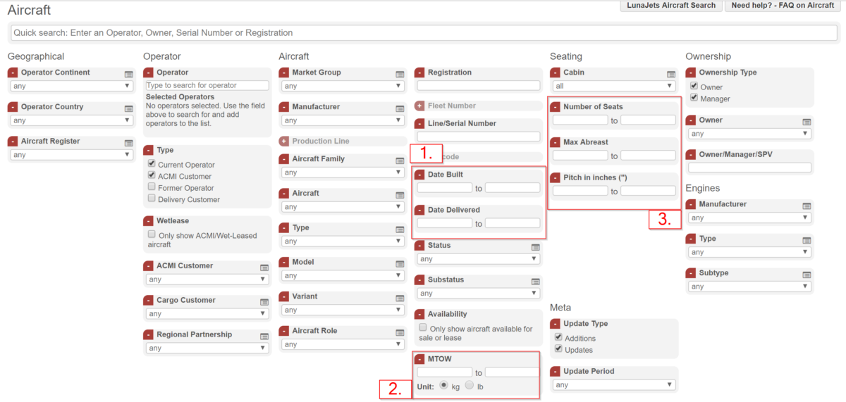 Aircraft fleet data – ch-aviation PRO update - ch-aviation - Data Feeds